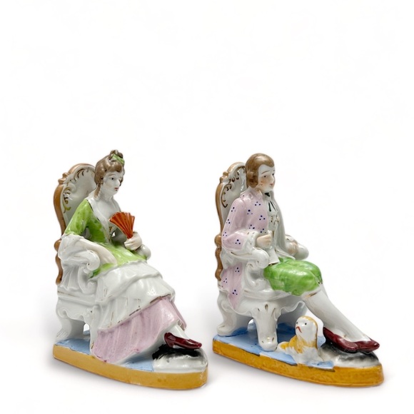 Vintage | Accents | Vintage Porcelain Regency Victorian Style Husband ...